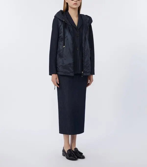 Max Mara The Cube Padded Gilet - Blue