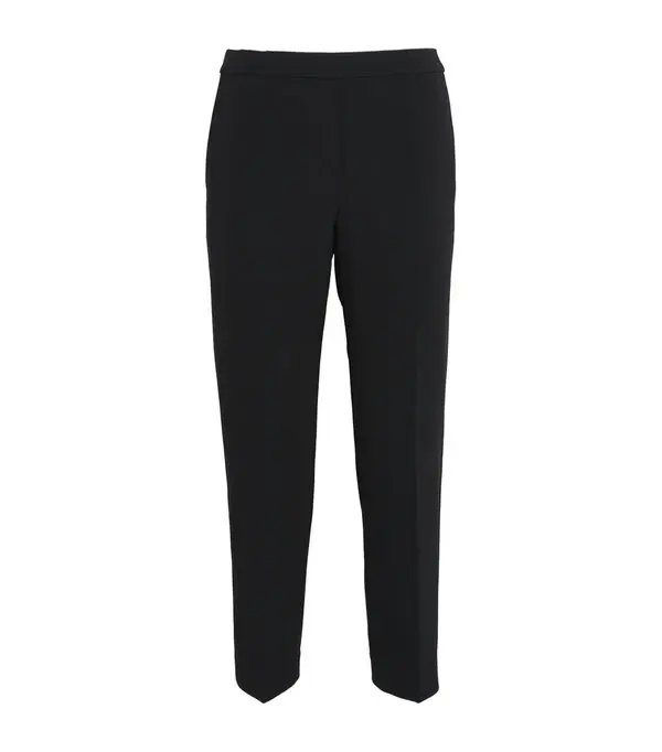 Theory Cropped Treeca Trousers - Black