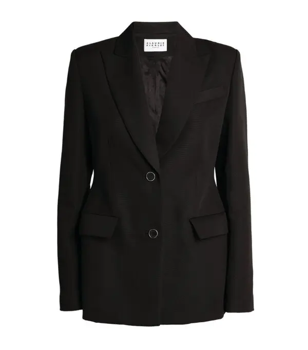 Claudie Pierlot Single-breasted Blazer - Black