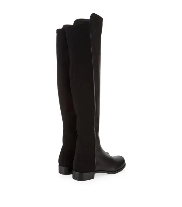 STUART WEITZMAN Leather Over-the-knee Boots - Black