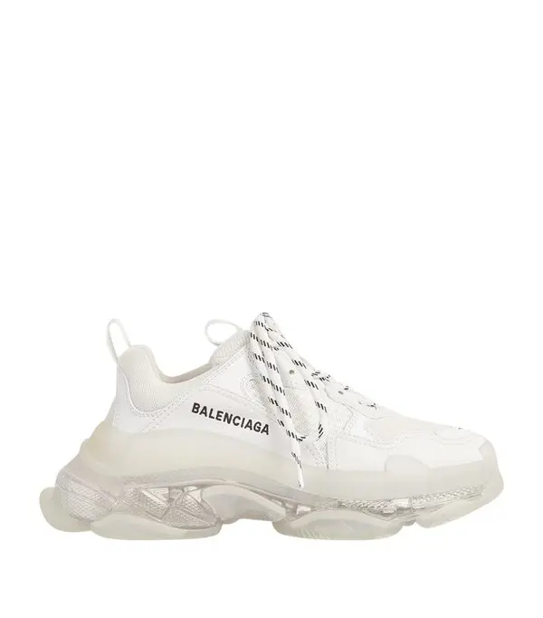 Balenciaga Triple S Clear Sole Sneakers - White