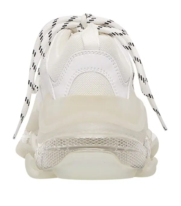 Balenciaga Triple S Clear Sole Sneakers - White