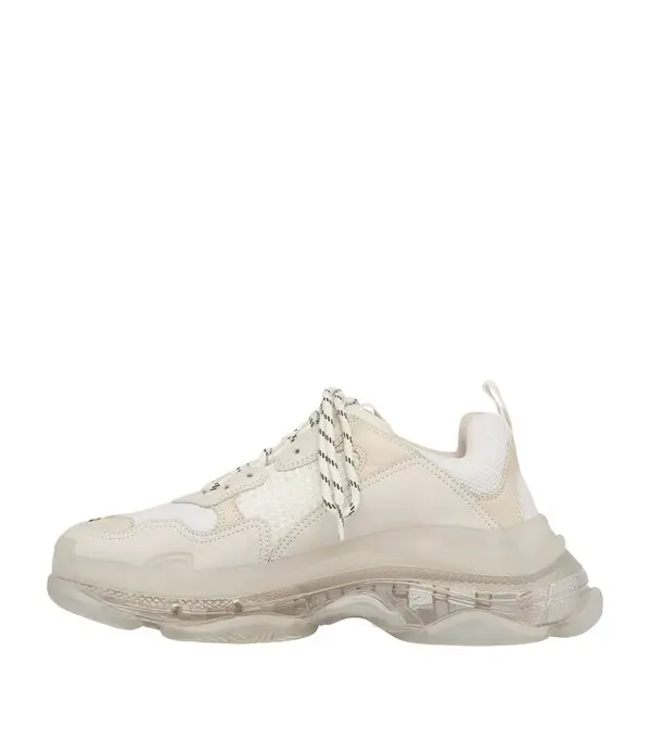 Balenciaga Triple S Clear Sole Sneakers - White
