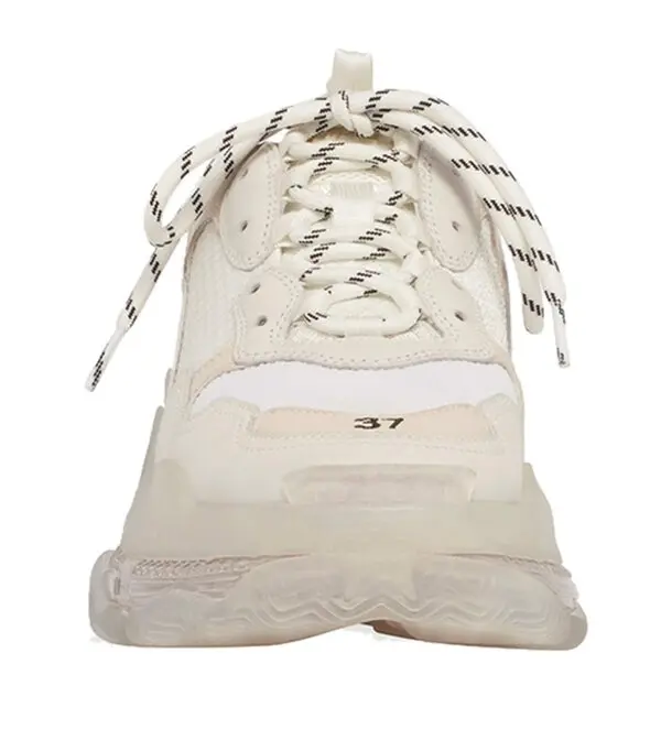 Balenciaga Triple S Clear Sole Sneakers - White