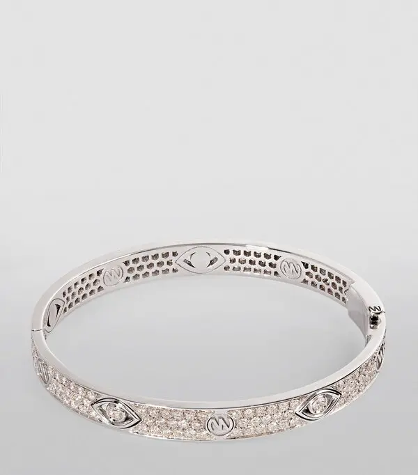 NETALI NISSIM Gold And Diamond Protected Eye Bangle