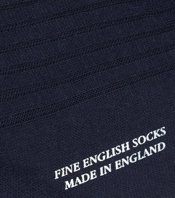 Pantherella Knightsbridge Cashmere Socks - Navy