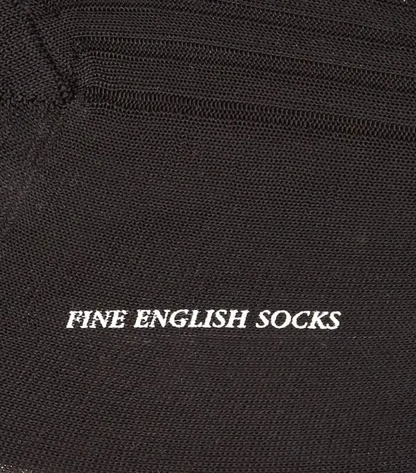 Pantherella Silk Baffin Ribbed Socks