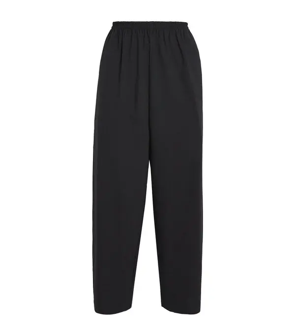 Eskandar Wide-leg Japanese Trousers - Grey