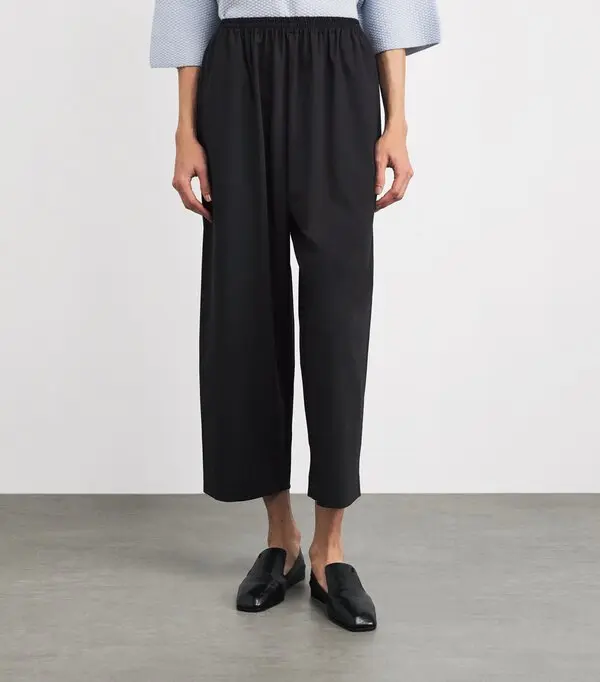 Eskandar Wide-leg Japanese Trousers - Grey