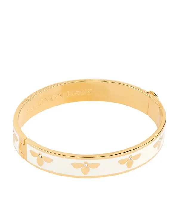 Halcyon Days Bee Bangle - Beige