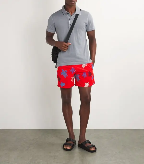 Vilebrequin Embroidered Turtle Swim Shorts