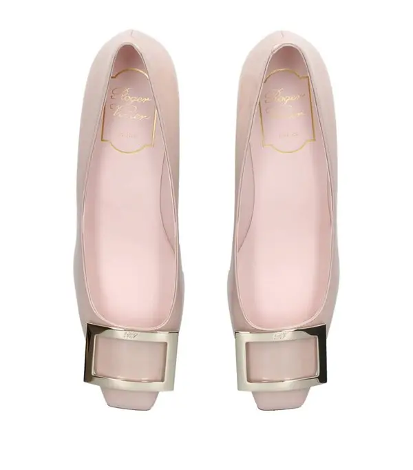 ROGER VIVIER Belle Vivier Trompette Pumps 45 - Brown