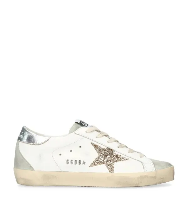 GOLDEN GOOSE Super-star Leather Sneakers - White