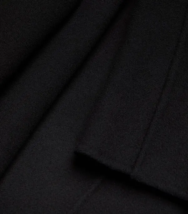 Max Mara Messi Wrap Coat - Black