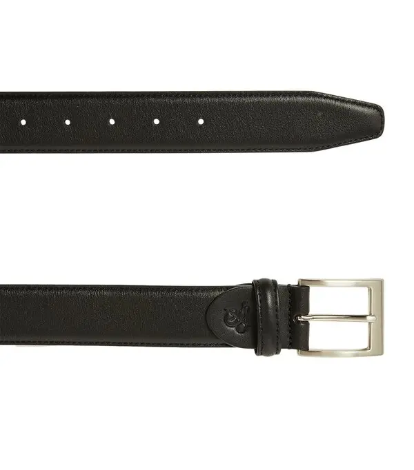 Canali Leather Belt - Black