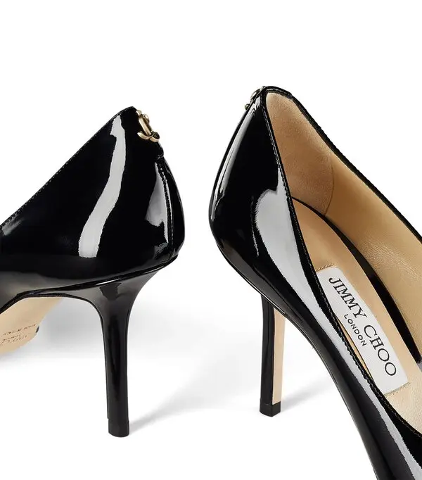 JIMMY CHOO Love 85 Leather Pumps - Black
