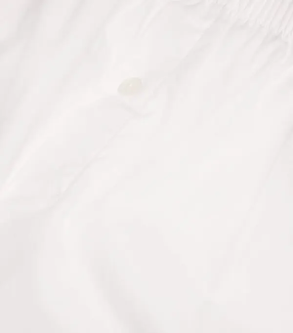 Hanro Woven Plain Boxer Shorts - White