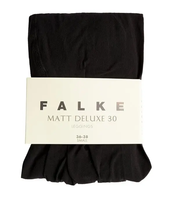 Falke Matt Deluxe 30 Leggings - Black