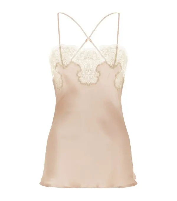 GILDA & PEARL Gina Satin Camisole - Beige