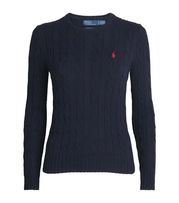 Polo Ralph Lauren Cotton Cable-knit Sweater - Navy