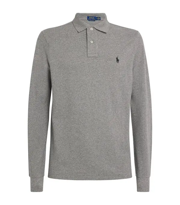 Polo Ralph Lauren Long-sleeved Polo Shirt - Grey
