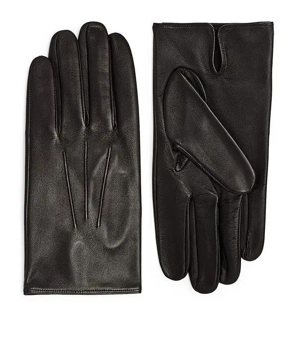 DENTS Leather Gloves - Black