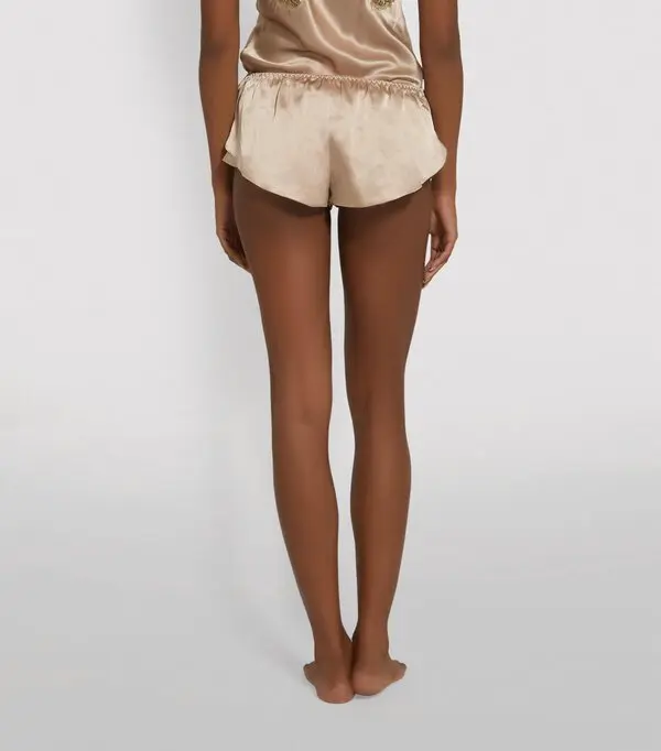 GILDA & PEARL Satin Lace Shorts