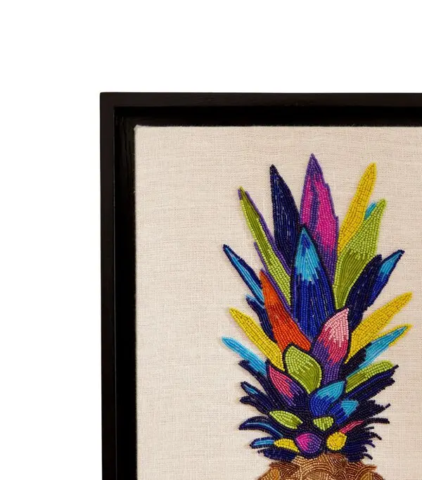 Jonathan Adler Pineapple Beaded Wall Art