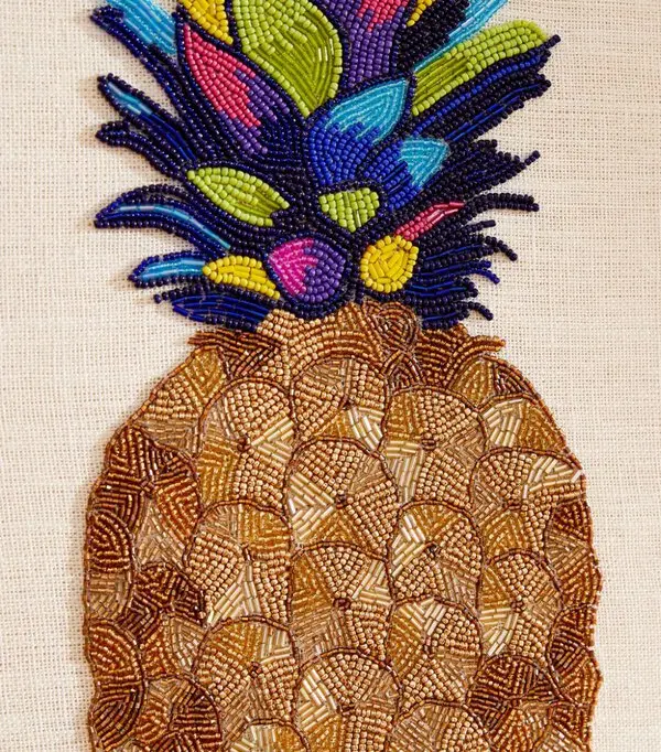 Jonathan Adler Pineapple Beaded Wall Art