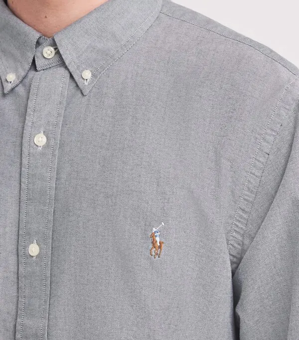 Polo Ralph Lauren Custom-fit Oxford Shirt - Grey