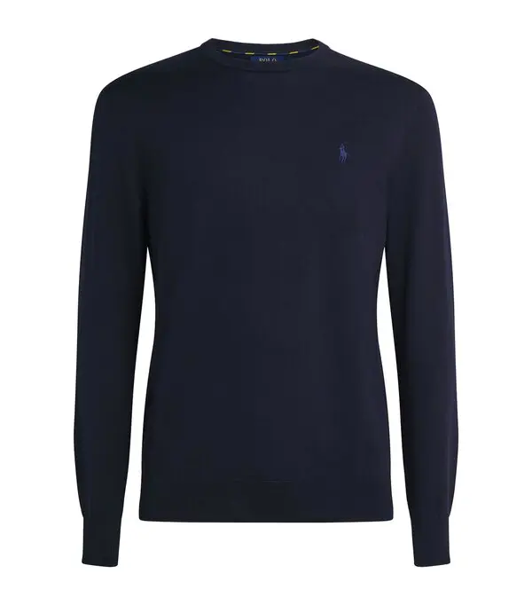 Polo Ralph Lauren Pima Cotton Crewneck Sweater - Navy