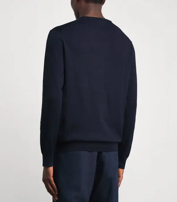Polo Ralph Lauren Pima Cotton Crewneck Sweater - Navy