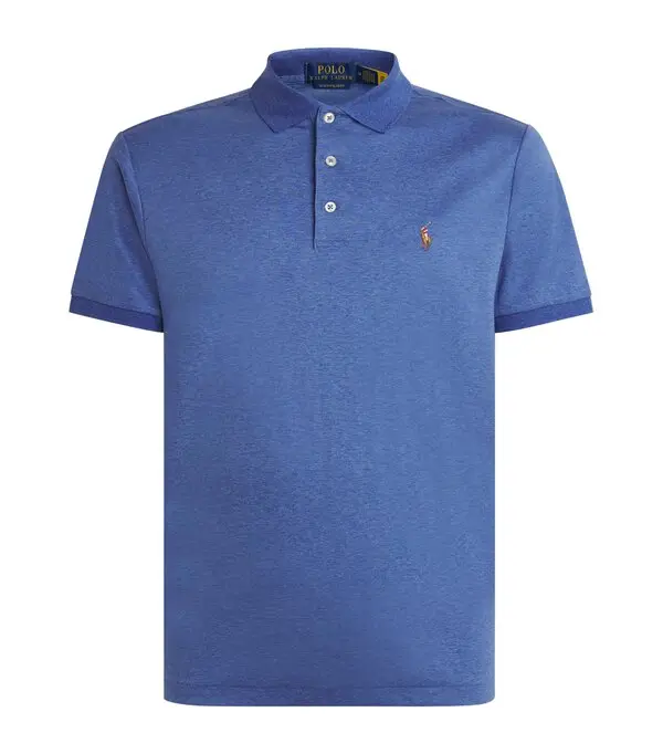 Polo Ralph Lauren Pima Cotton Polo Shirt - Navy