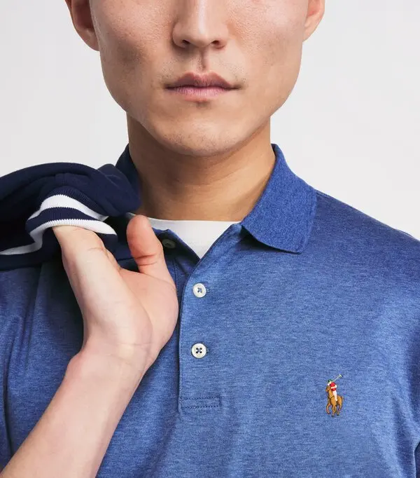 Polo Ralph Lauren Pima Cotton Polo Shirt - Navy