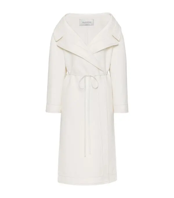 Valentino Garavani Wool-cashmere Coat - Ivory