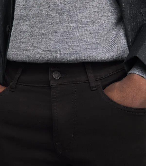 7 For All Mankind Slimmy Luxe Performance Slim Leg Jeans - Black