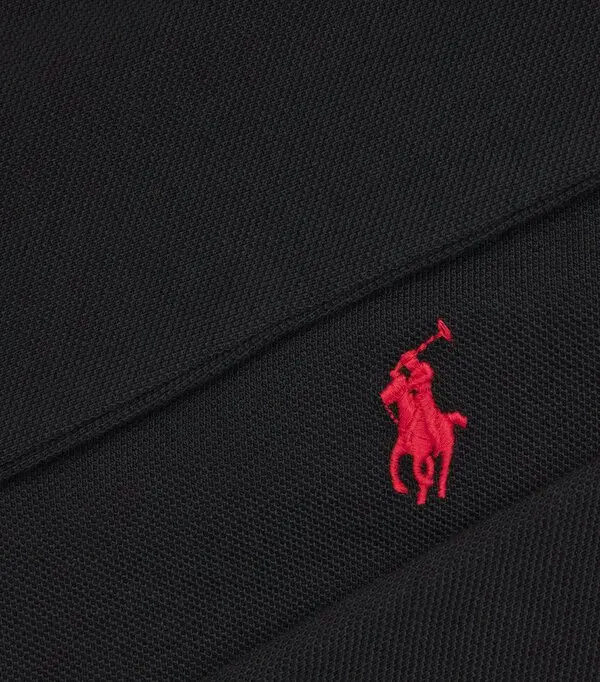 Polo Ralph Lauren Polo Pony Long-sleeved Polo Shirt - Black