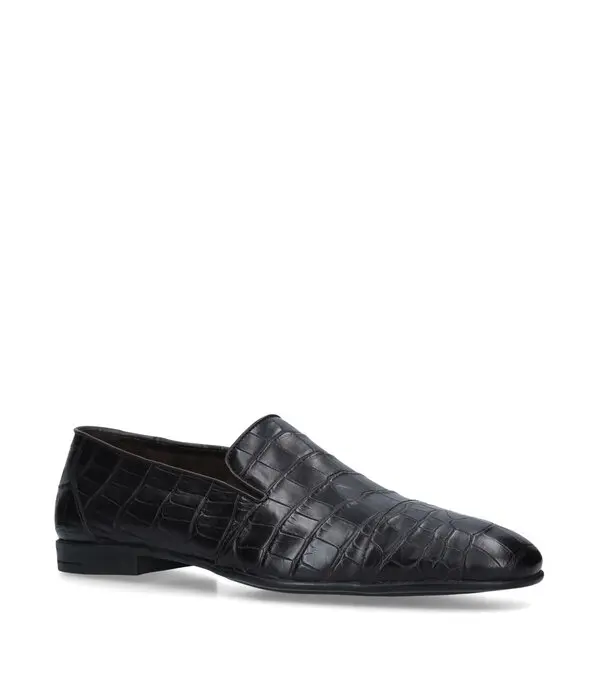 BROTINI Crocodile Leather Slippers