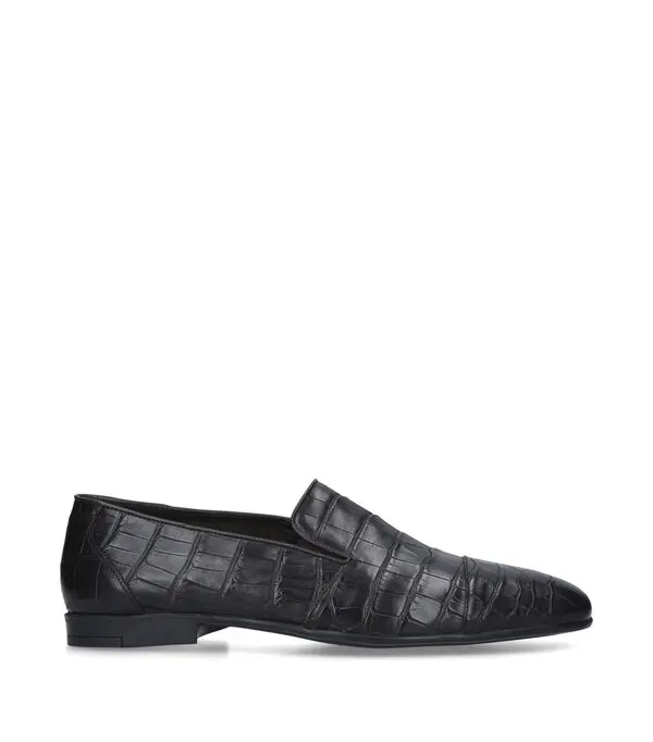 BROTINI Crocodile Leather Slippers