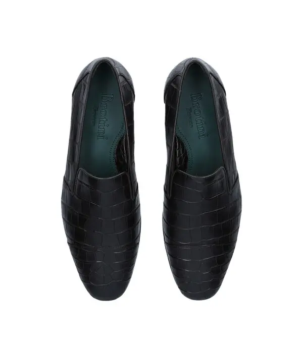 BROTINI Crocodile Leather Slippers
