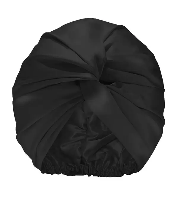 Slip Silk Head Wrap - Black