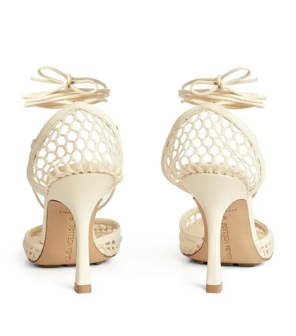Bottega Veneta Mesh Stretch Sandals 90