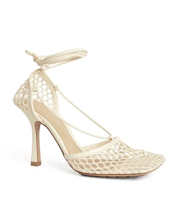 Bottega Veneta Mesh Stretch Sandals 90