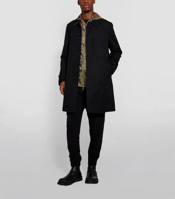 Burberry The Pimlico Heritage Car Coat - Black | Editorialist