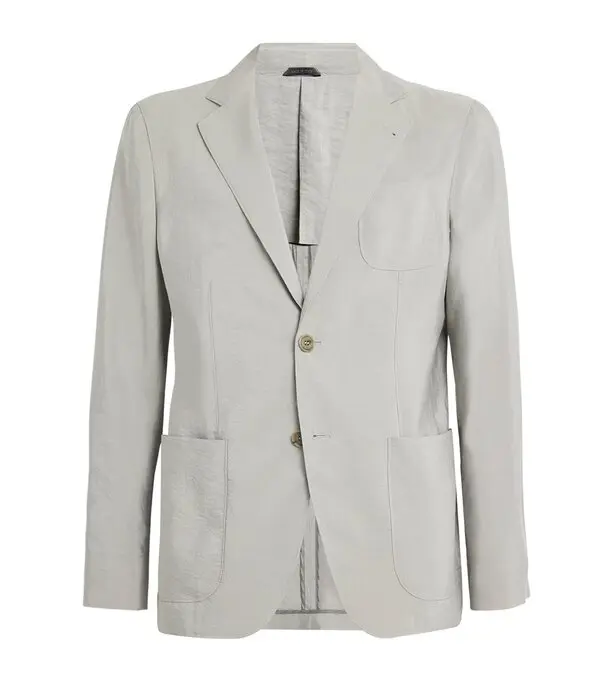 Giorgio Armani Silk-blend Blazer