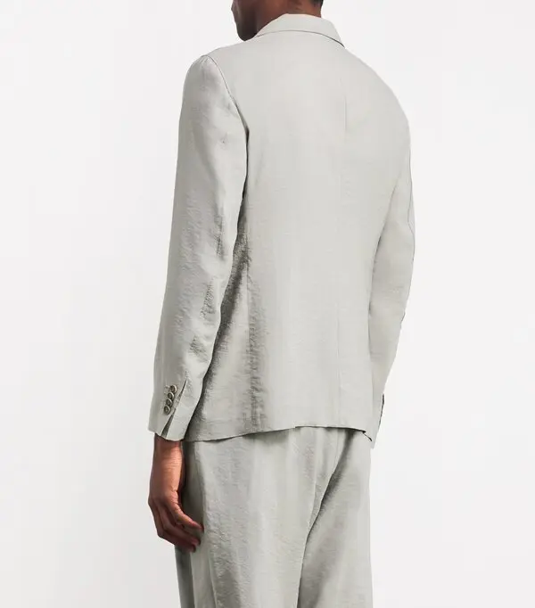 Giorgio Armani Silk-blend Blazer