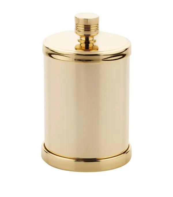 ZODIAC Cylinder -plated Jar - Gold