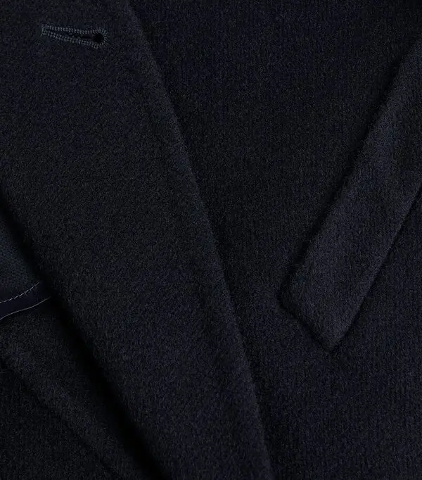 Giorgio Armani Cashmere Tailored Overcoat - Blue