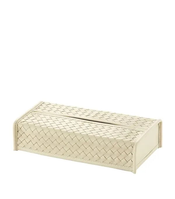 RIVIERE Woven Rectangular Box - Ivory