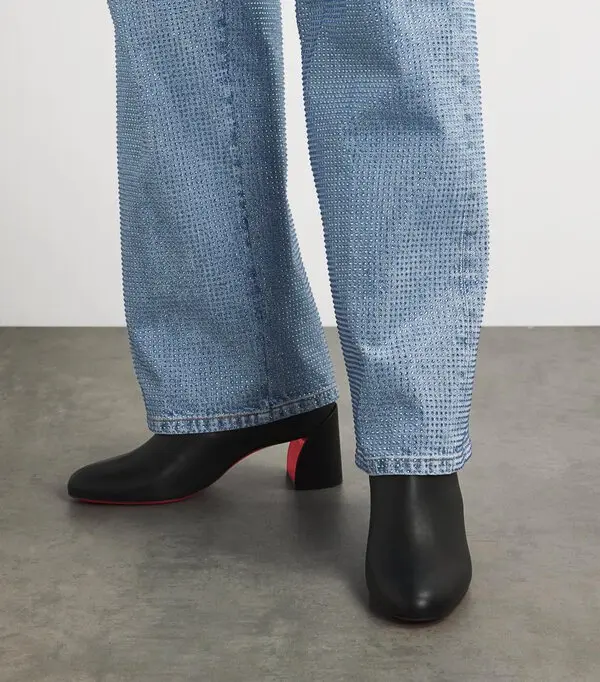 CHRISTIAN LOUBOUTIN Turela Leather Ankle Boots